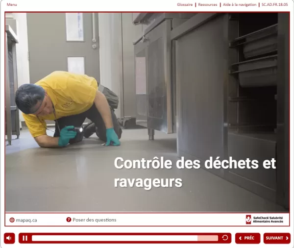Certification en hygiène et salubrité alimentaire reconnue par le MAPAQ