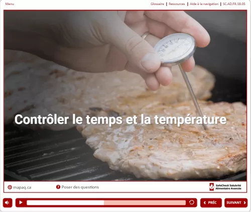 Certification en hygiène et salubrité alimentaire reconnue par le MAPAQ