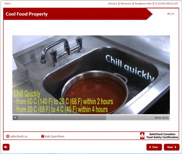 Spanish Food Handling Course | Online Safety Certification