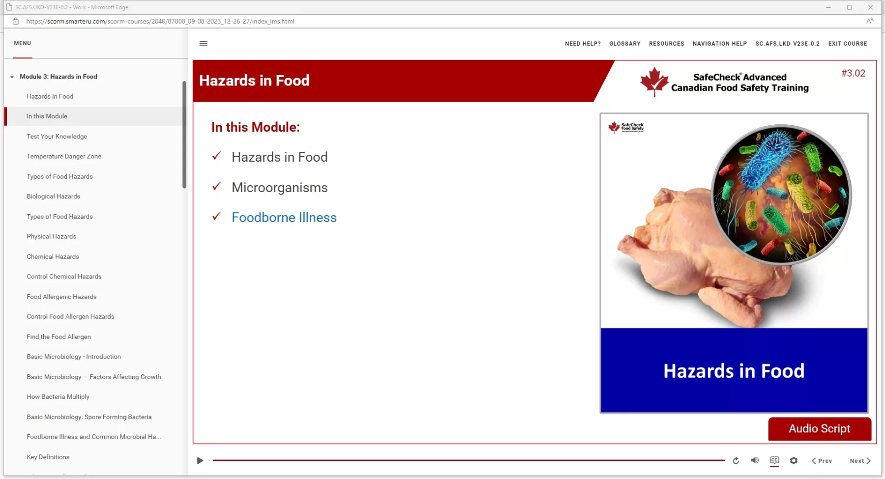 Food Safety Certification – SafeCheck® Advanced – Includes Exam ...