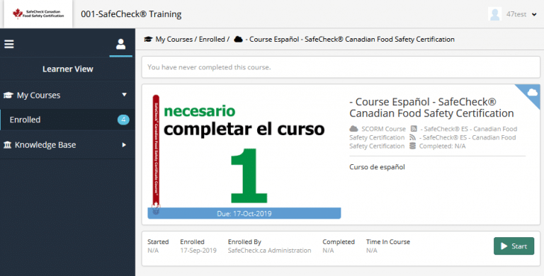 Spanish Food Handling Course | Online Safety Certification