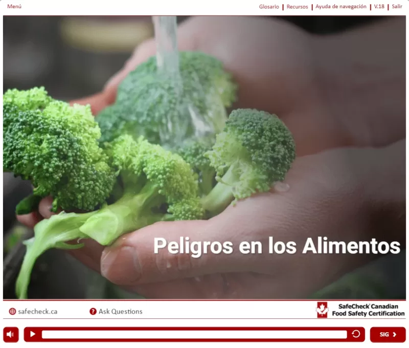 Spanish Food Handling Course | Online Safety Certification