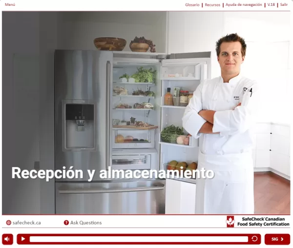 Spanish Food Handling Course | Online Safety Certification