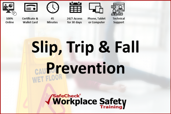 Online Slips, Trips, and Falls Training - Workplace Safety Course