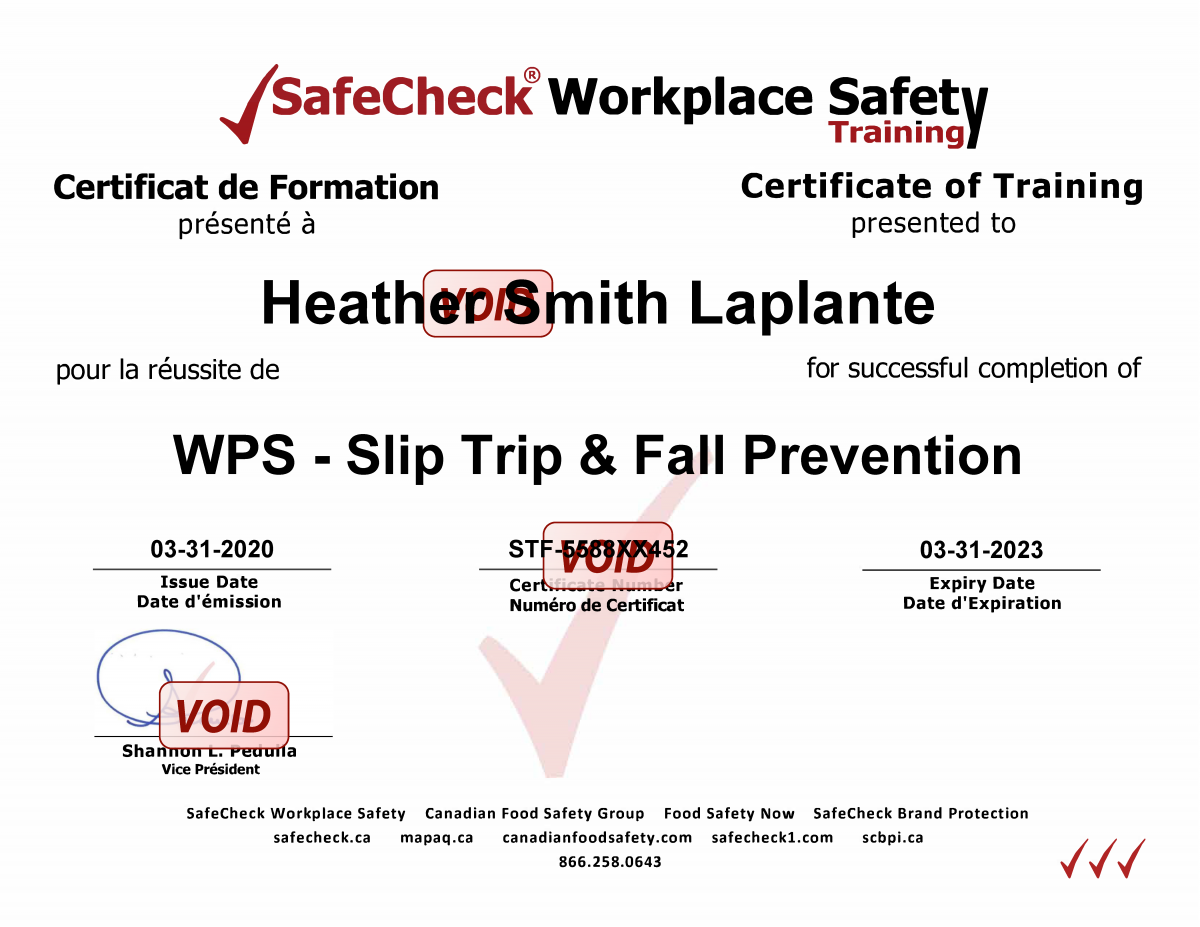 Online Slips, Trips, and Falls Training - Workplace Safety Course