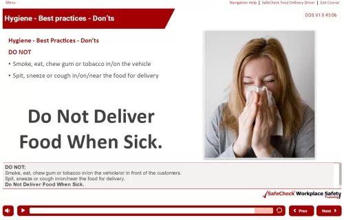 Food Delivery Driver Safety Certification | Improved Driver Safety