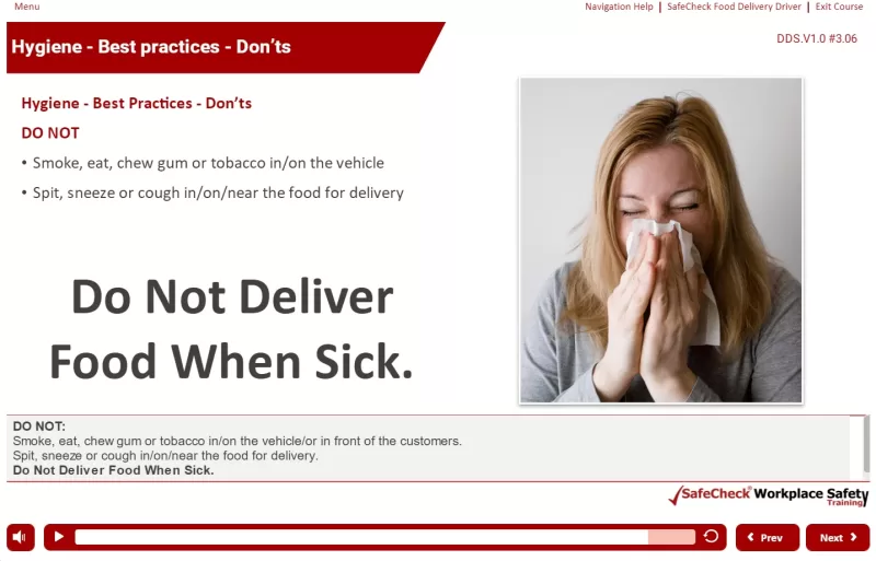 Food Delivery Driver Safety Certification | Improved Driver Safety