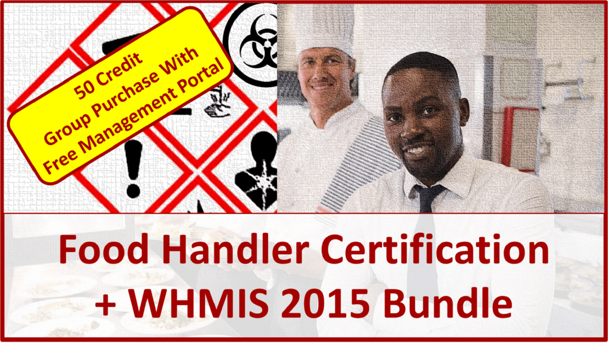 Food Handler Certification 25 Pack | With Group Management Account