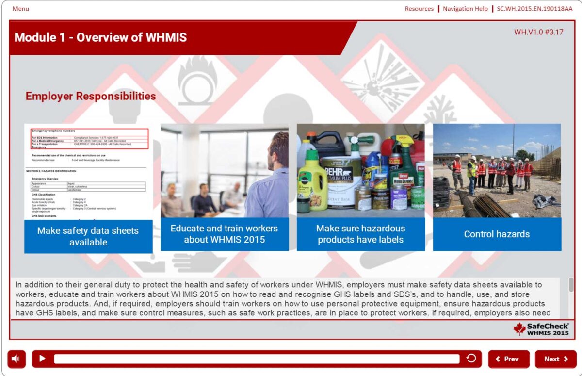 TDG and WHMIS Course Bundle | Grouped Training Courses